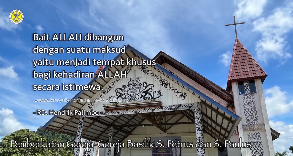 Sucikan Bait ALLAH – Situs Resmi Karya Misi Kepausan Indonesia (KMKI)