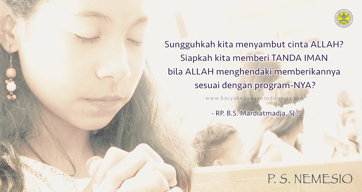 Tanda Iman – Situs Resmi Karya Misi Kepausan Indonesia (KMKI)